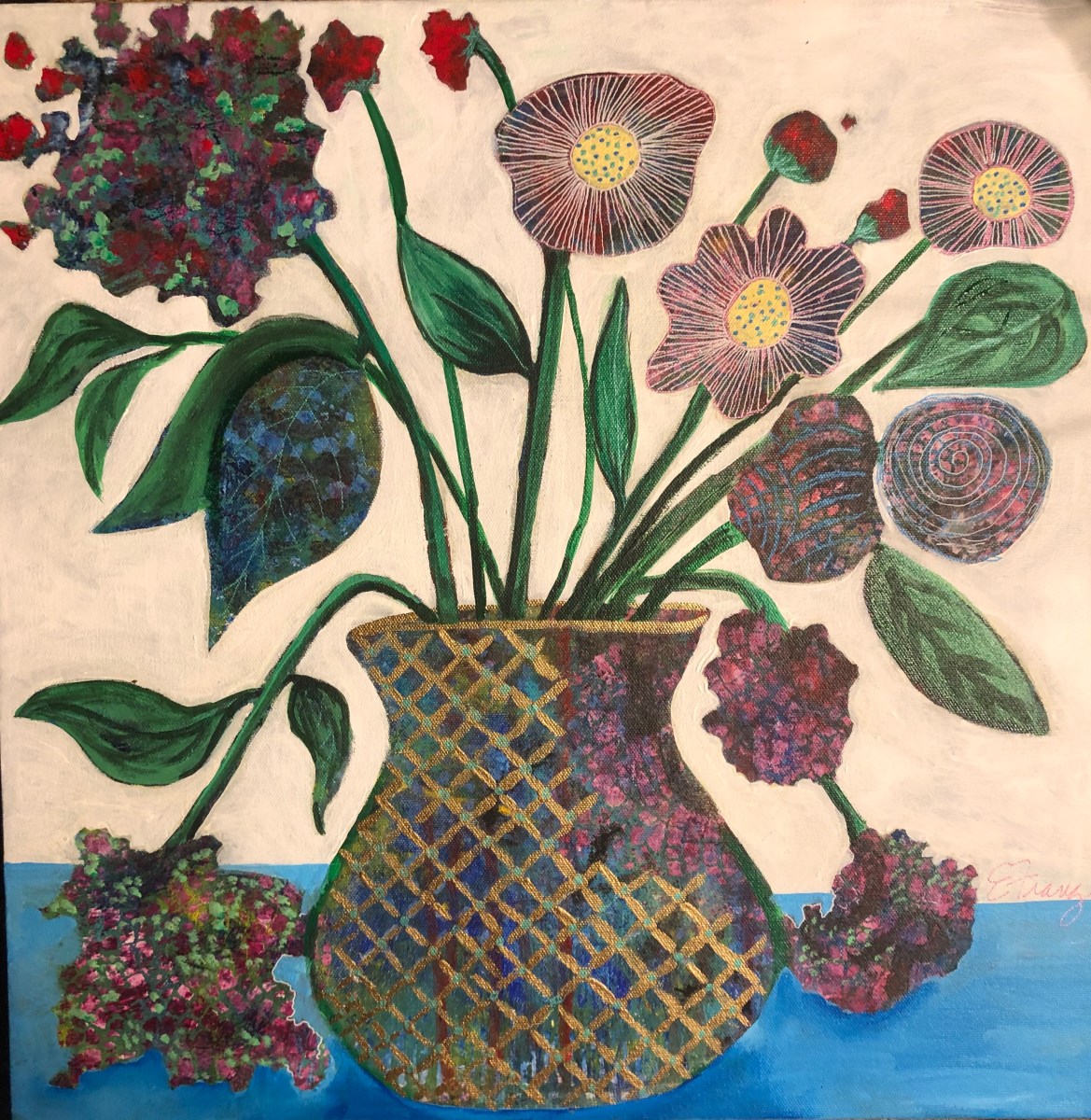 Virginia Woolf – Flower series #1 – Emily Franz